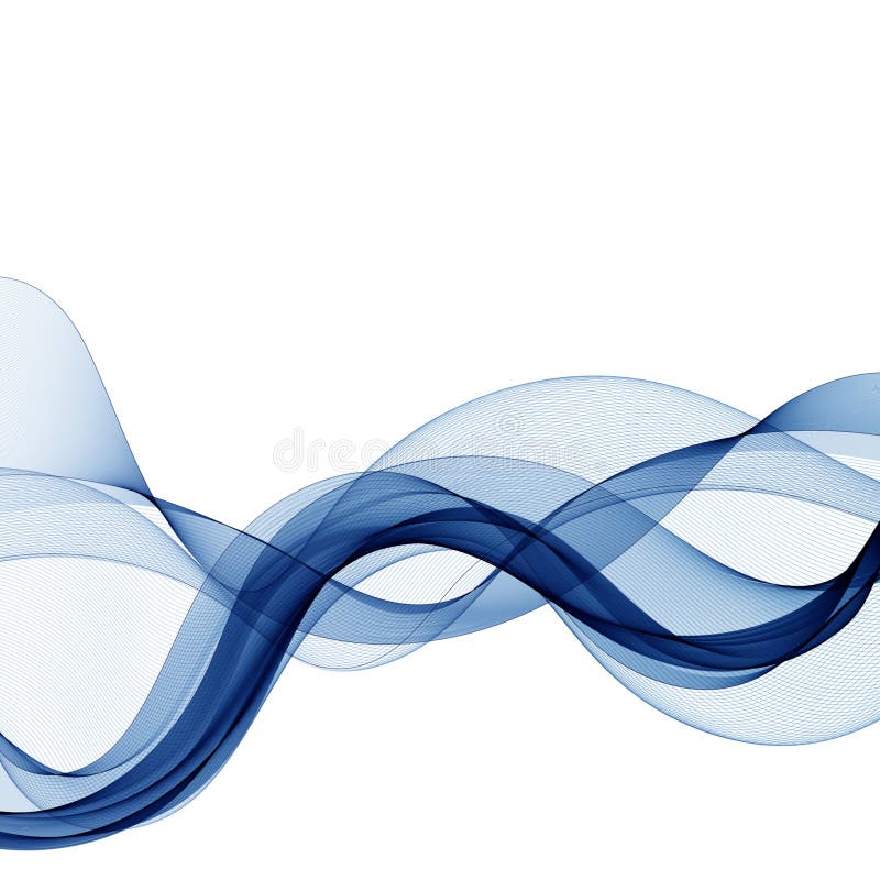 Blue Wave. Layout for Presentation, Brochure. Eps 10 Stock Illustration ...