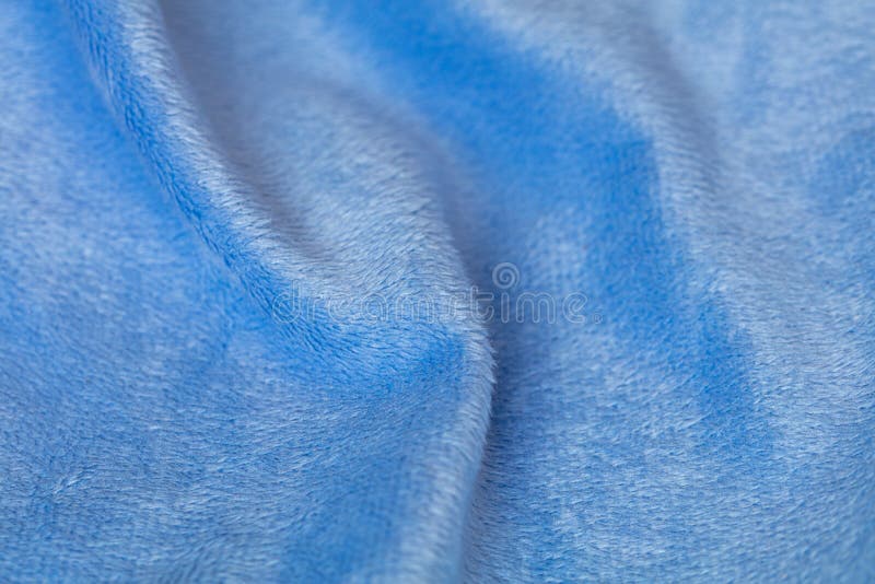 Blue Velour Plush Cloth Textured Stock Photo - Image of color, drape ...