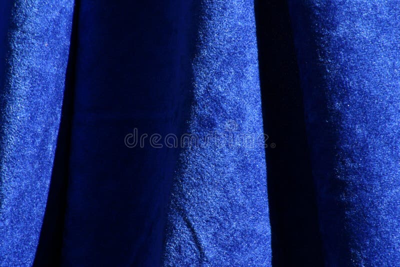 Blue Velvet Fabric Texture stock image. Image of design - 42591