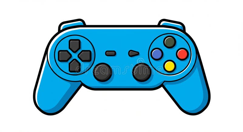 Blue Video Game Controller Stock Illustrations – 6,461 Blue Video Game ...