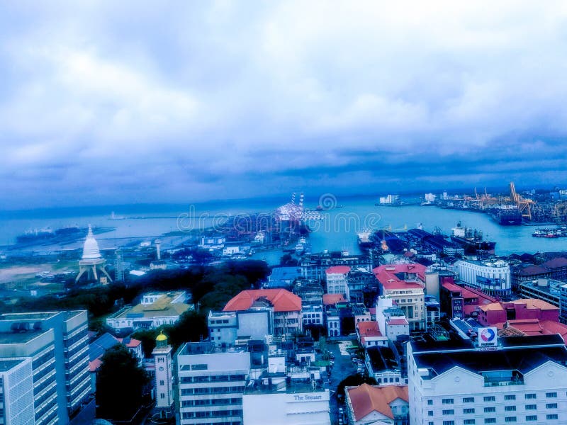 Blue view of sky stock photo. Image of blue, dream, srilanka - 161926142