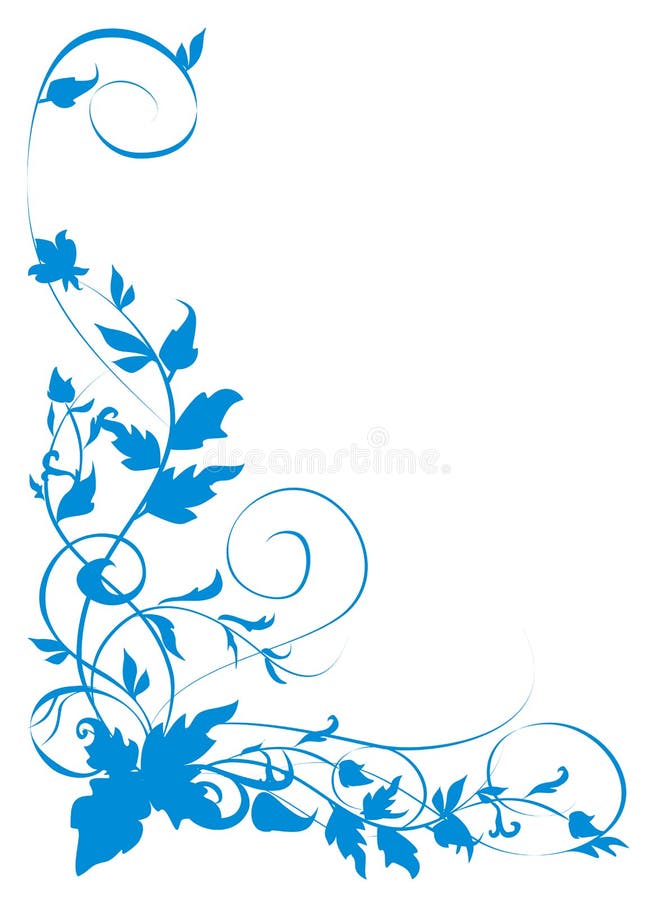 Blue Vine Wall Decal at Phoebe Reddall blog