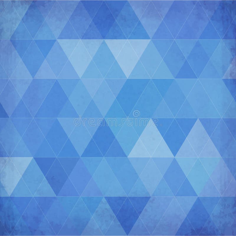 Watercolor Sky Triangles Seamless Vector Pattern Stock Vector ...