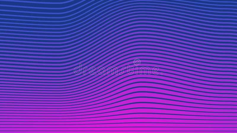 Blue-violet Animated Corporate Background Made of Wave Lines. Stock ...
