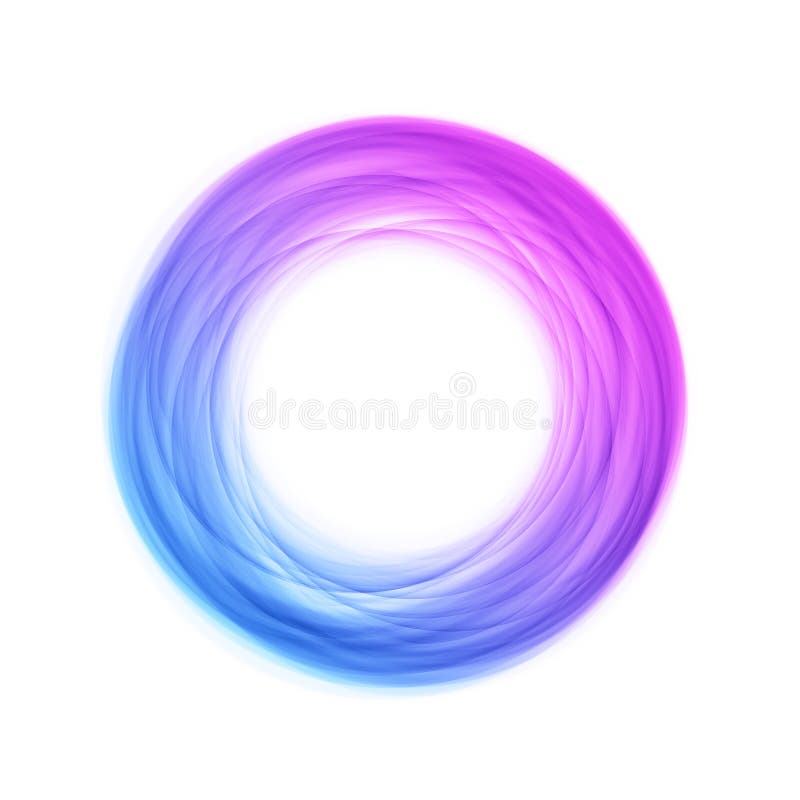 Blue Circle with Sparkles and Free Space in Center Stock Illustration ...