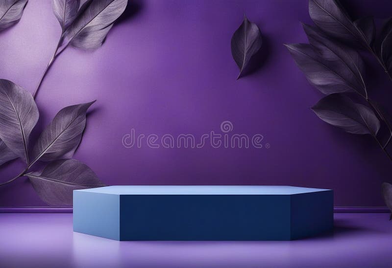 BLUE VIOLET Concrete Textured Wall and BLUE VIOLET Podium Stage ...