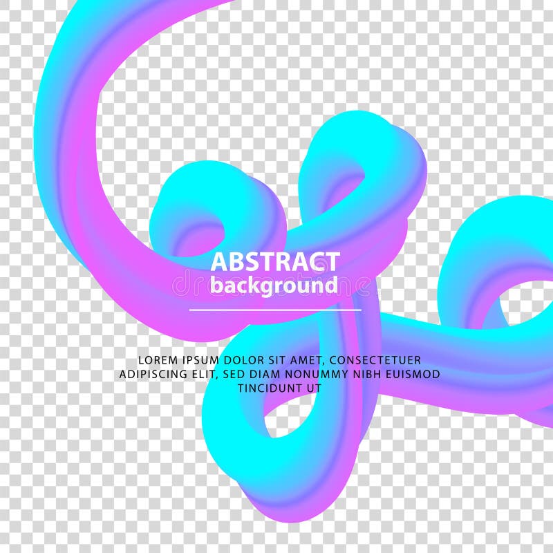 Blue Violet Gradient Banner. Abstract Wave Design Element with Colorful ...