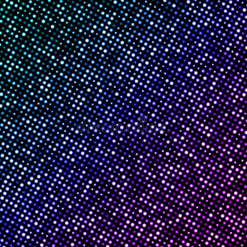 Gradient Dotted Background on Transparent. Horizontal Dotwork Pattern Background. Vector ...