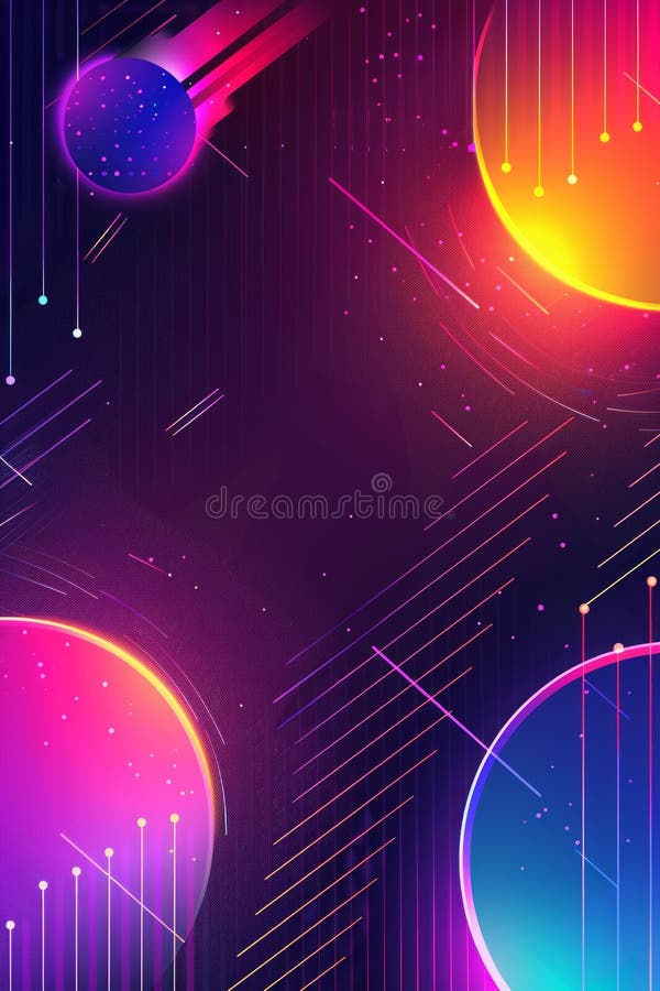 Blue-violet Gradients Music Concert Poster Background Stock Photo ...