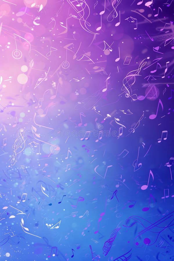 Blue-violet Gradients Music Concert Poster Background Stock ...