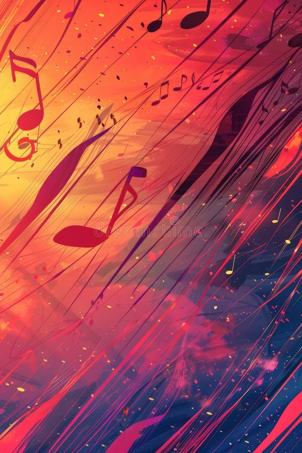 Blue-violet Gradients Music Concert Poster Background Stock Photo ...
