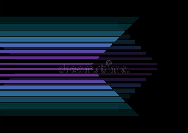 Blue Violet Dotted Lines Abstract Tech Background Stock Vector ...