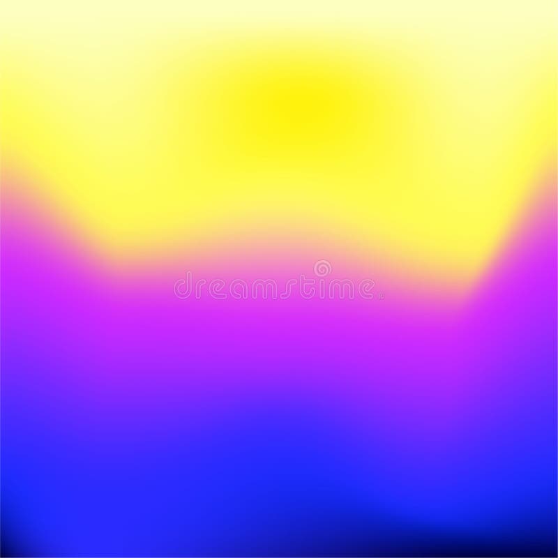 Blue Violet Yellow Gradient Background Stock Illustration ...