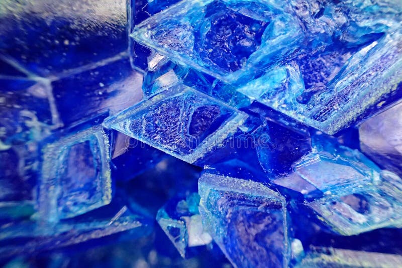 Blue Vitriol Mineral Texture Stock Image - Image of copper, color ...