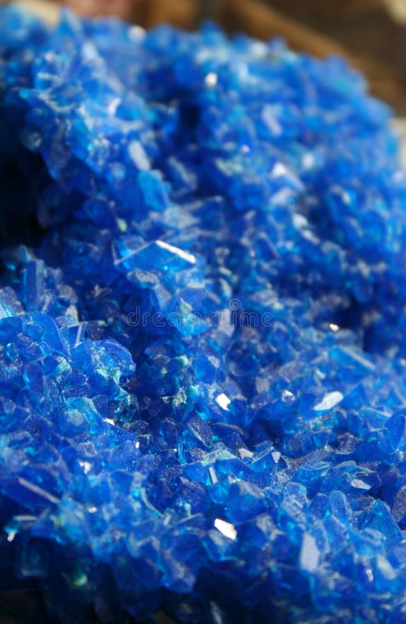Blue Volcanic Crystal. stock image. Image of rock, crystal - 2198513