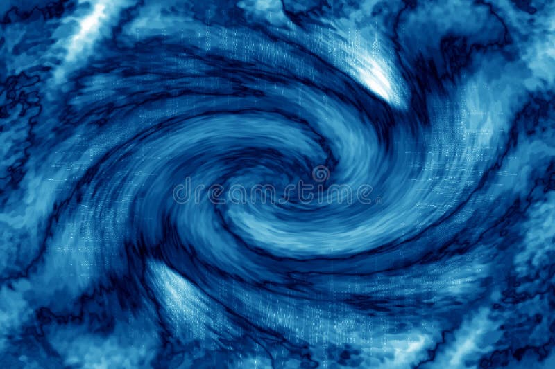 Blue vortex abstract stock illustration. Illustration of interesting ...