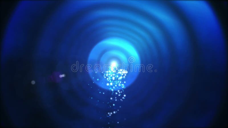 Blue Vortex Background. Wash and Cooling Concept. Cartoon, 2D Animation ...