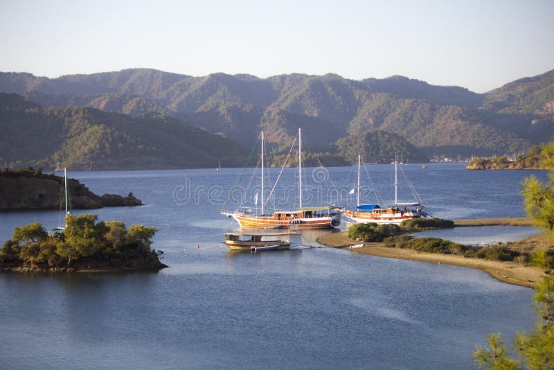 Blue Voyage stock photo. Image of mediterranean, mediterrenean - 54113898