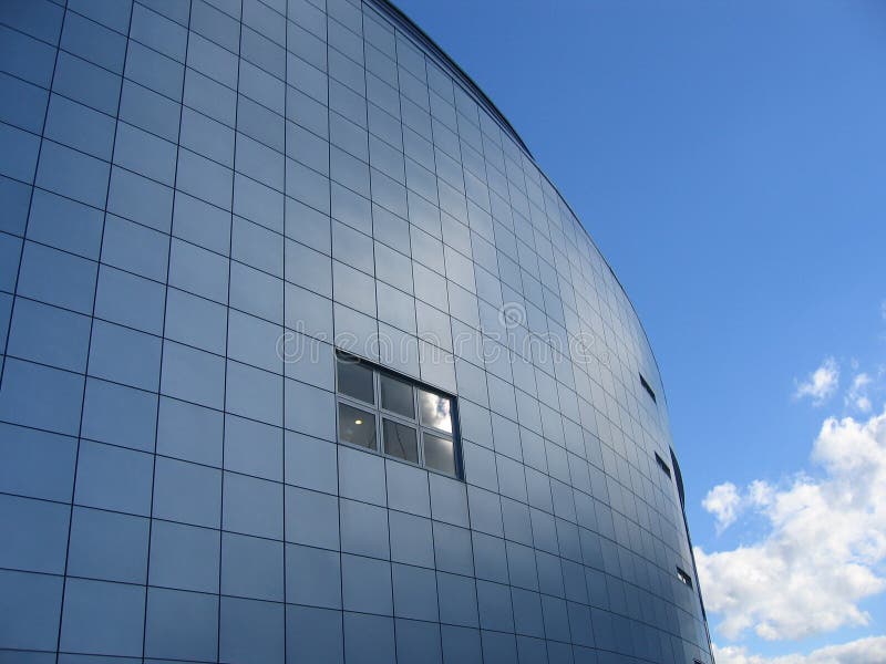 Blue Wall stock photo. Image of round, building, skies, wall - 30224
