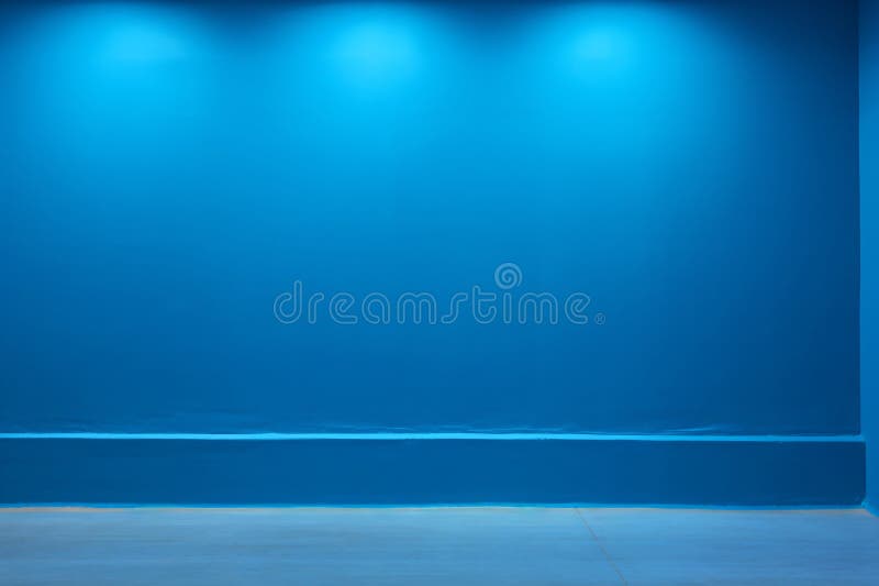 Blue Wall Backdrop, Soft Light & Shadow for Studio Portraits and ...