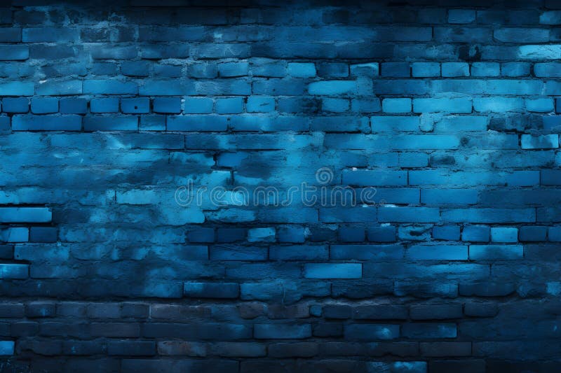 Blue Wall Background. Abstract Blue Brick Wall Texture Background Stock ...