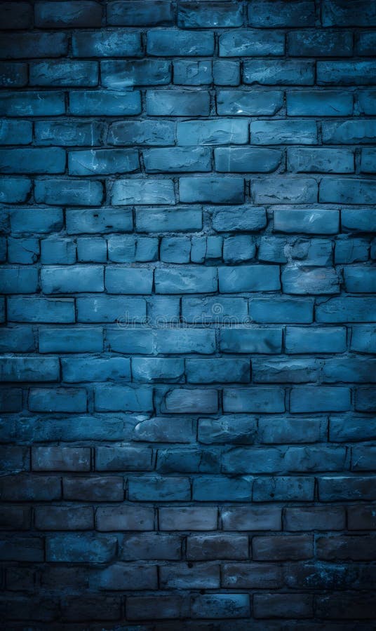 Blue Wall Background. Abstract Blue Brick Wall Texture Background Stock ...