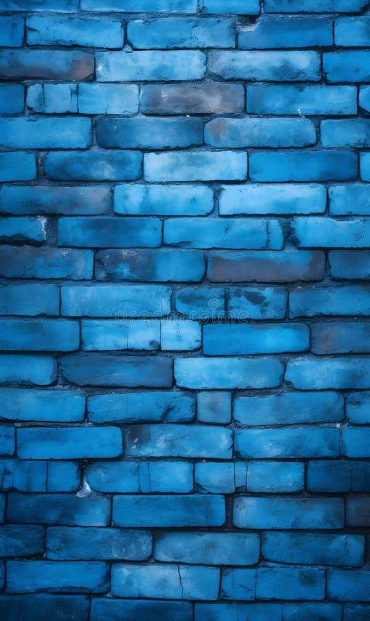 Blue Wall Background. Abstract Blue Brick Wall Texture Background Stock ...