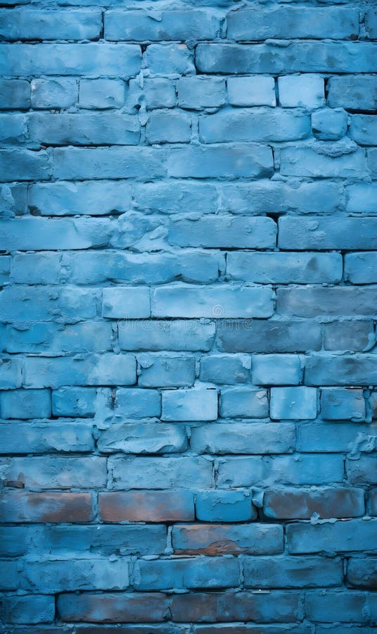 Blue Wall Background. Abstract Blue Brick Wall Texture Background Stock ...