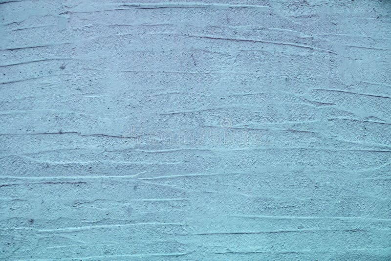 Blue Wall of Embossed Decorative Plaster Stock Photo - Image of painted ...