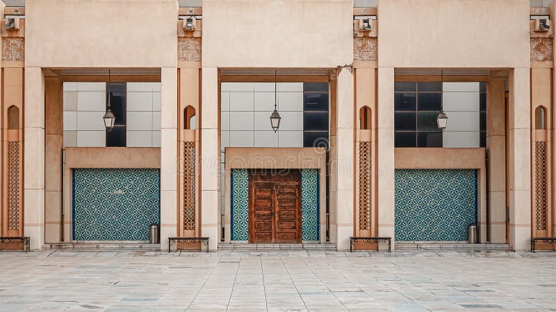 Blue wall stock image. Image of city, iron, estate, architecture ...