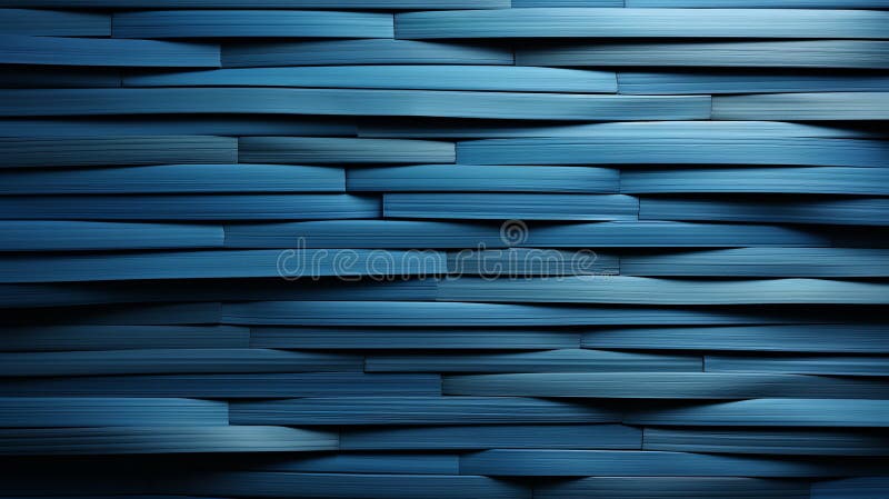 A Blue Wall with a Pattern of Wood Stock Illustration - Illustration of ...