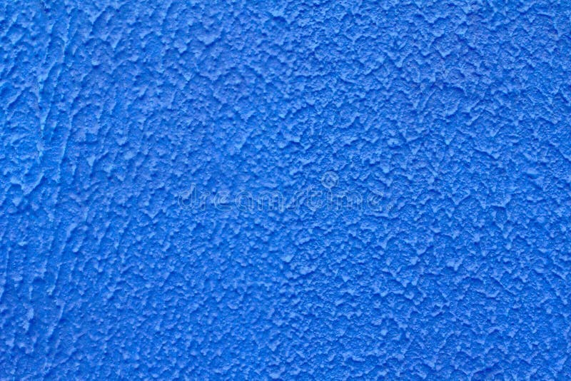 Blue Wall Texture Background. Textured Concrete Plaster with Spraying ...