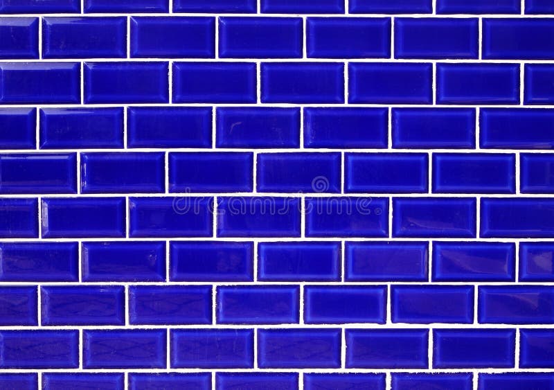Blue wall tiles. stock image. Image of tiles, tiled, dark - 6016367