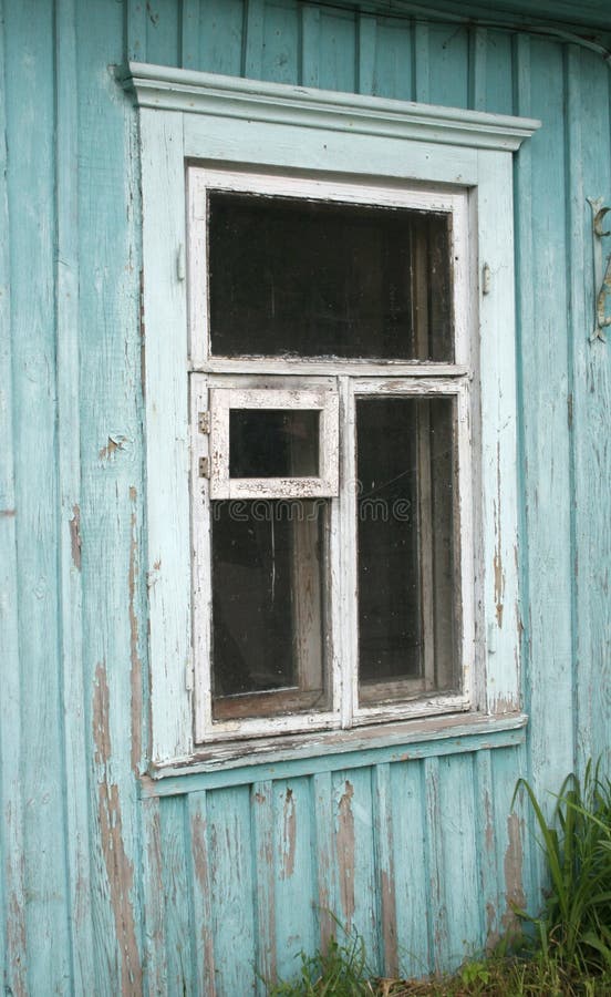 Blue wall and window stock photo. Image of aged, painted - 5259896
