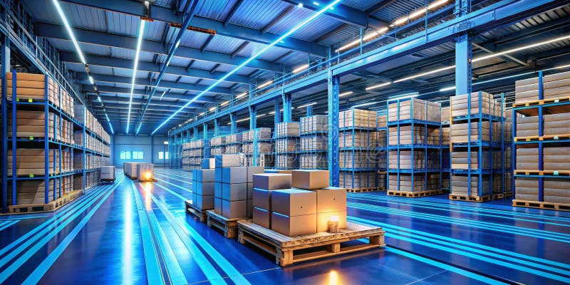 Blue Warehouse a Futuristic Perspective of Efficient Storage and ...