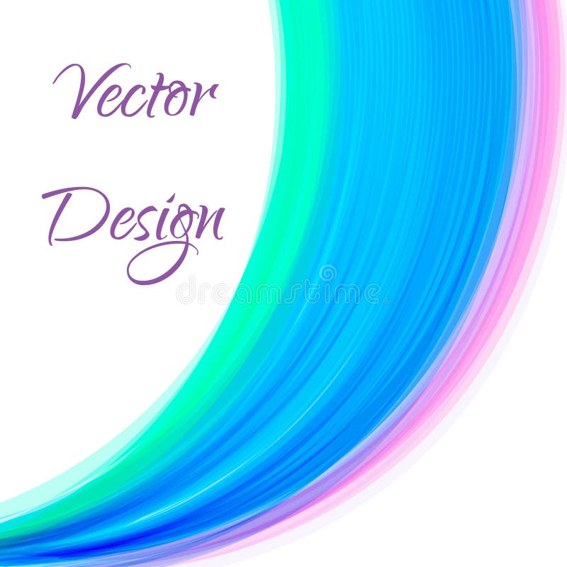 Blue warped lines stock vector. Illustration of backdrop - 75078678