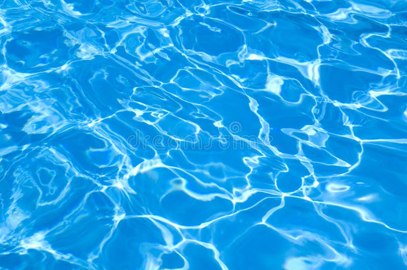 Blue Water Sparkling Sunlight Reflection On The Water Stock Photo ...