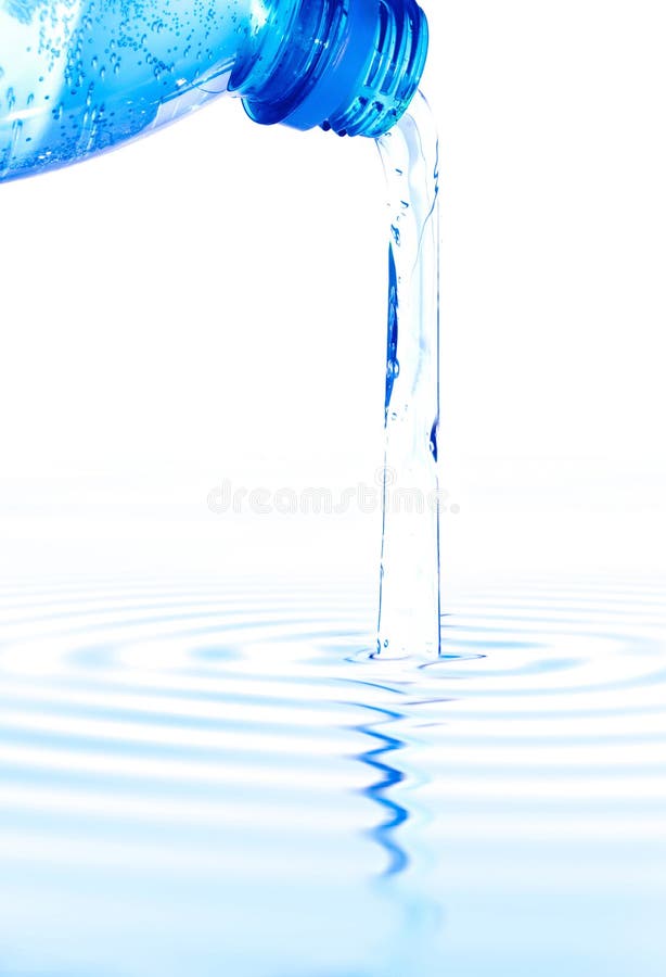 Blue water stock image. Image of aqua, bubbles, drop, drinking - 8260683