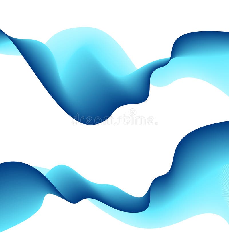 Blue Water Abstract on White Vector Background Element Stock Vector ...