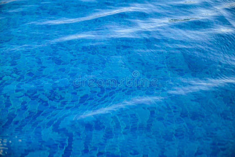 Blue Water. Background. Rest in the Pool. Pure Water. Waves. Blue ...