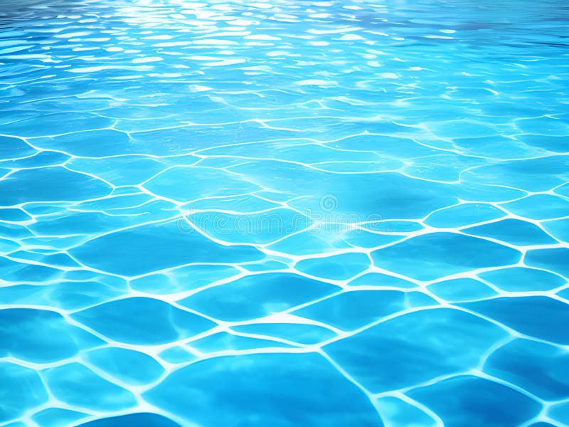 Blue Water Background with Ripples, Ai Generated Stock Illustration ...