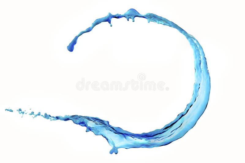 Blue water circle stock photo. Image of purity, drop - 20730248