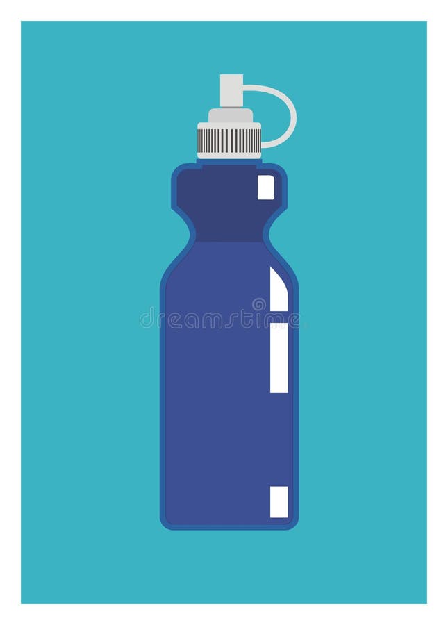 Water Container Simple Illustration Stock Vector - Illustration of ...