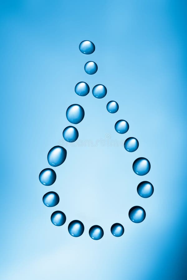 Blue water drop stock image. Image of nature, care, moisture - 14157117