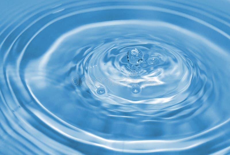 Blue water drop stock photo. Image of blue, water, drops - 3355638