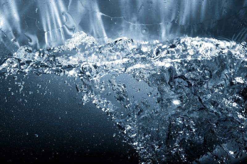 Blue water drop stock photo. Image of abstract, health - 6487228