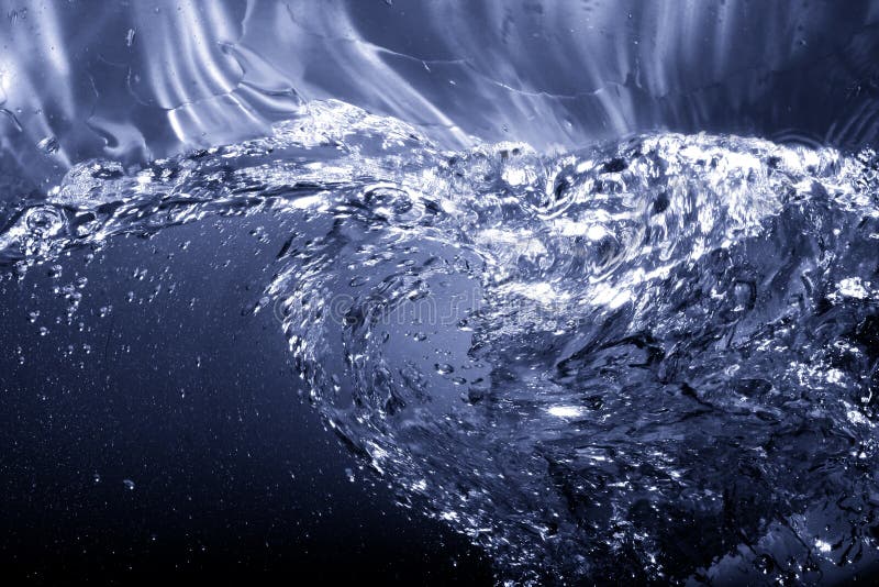 Blue Water Drop Picture. Image: 6517557