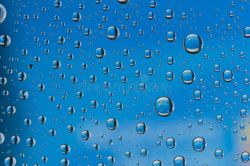 Blue water drop stock image. Image of fresh, aqua, macro - 42470413