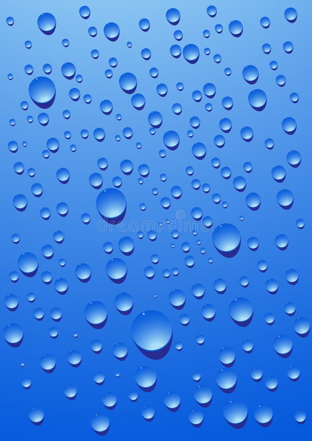 Realistic Vector Water Drops Transparent Background. Clean Drop ...