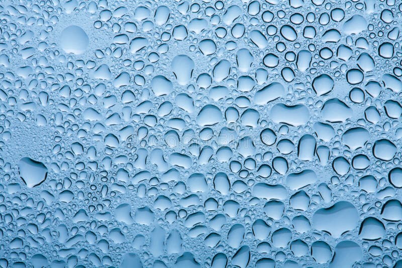 Blue Water Drops Background Picture. Image: 7907128